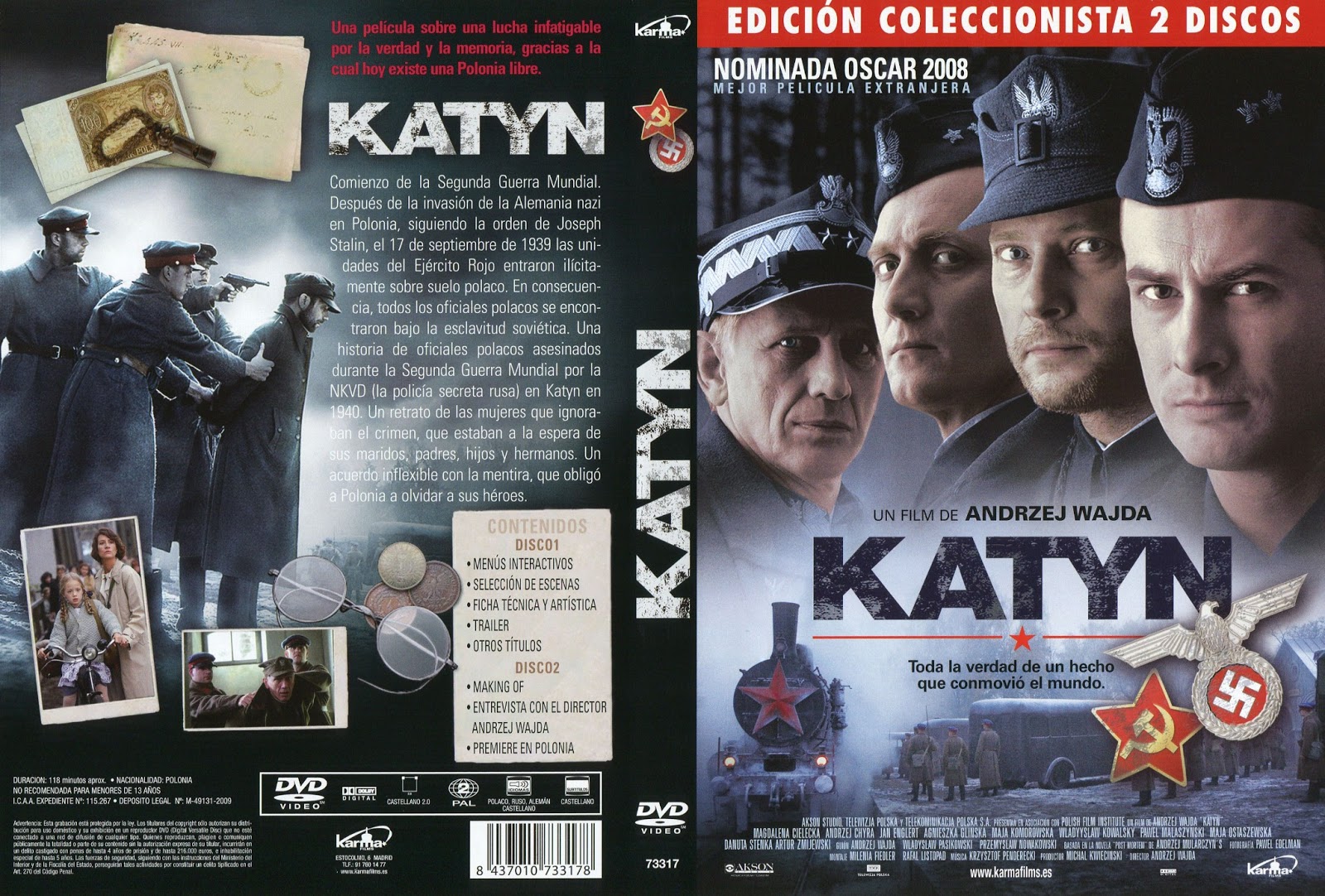 Covers de Filmes de Guerra: Katyn